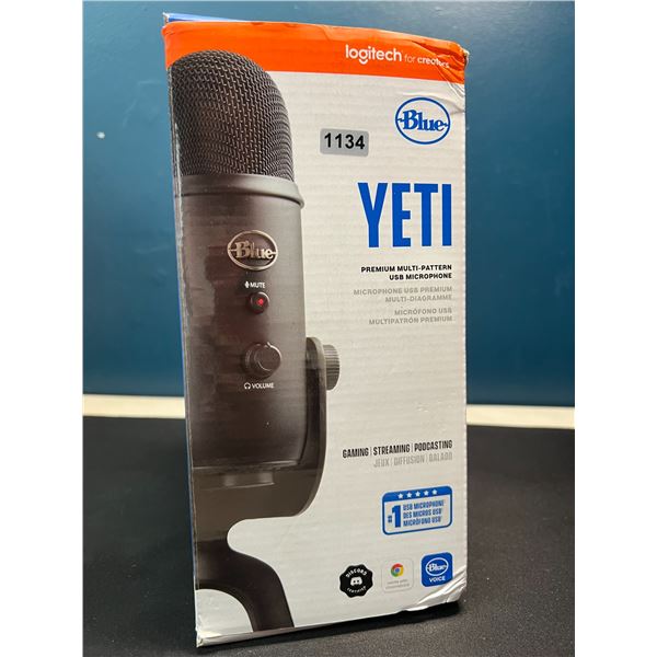 Lot Of 1 Logitech Blue Yeti Premium Multi Platform Usb Microphone Brand New Sealed