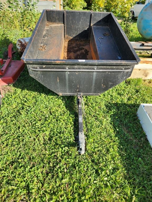 pull behind atv dump trailer