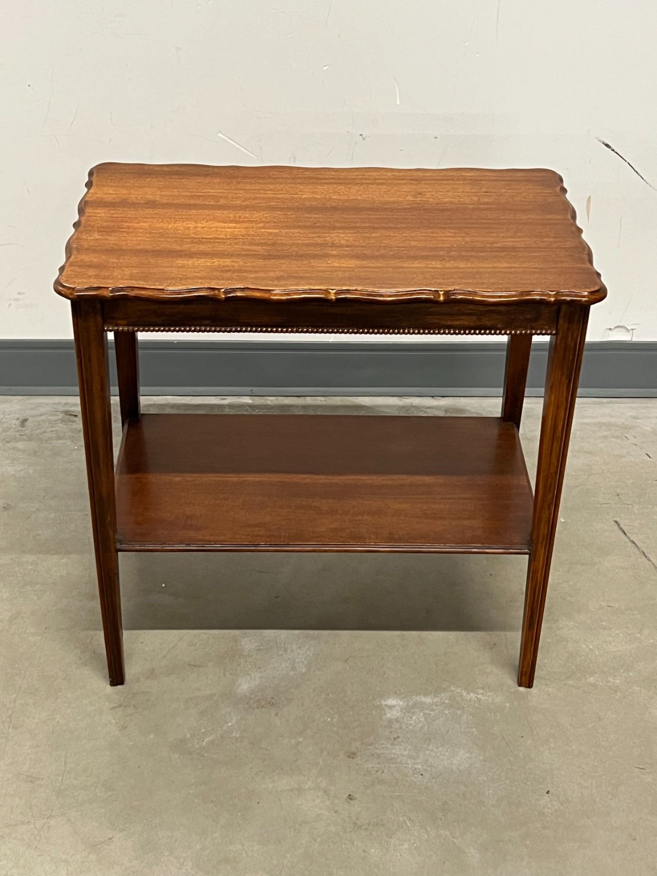 Vintage 2 Tier Entry / Side Table - Approx: 24x14" & 24"T