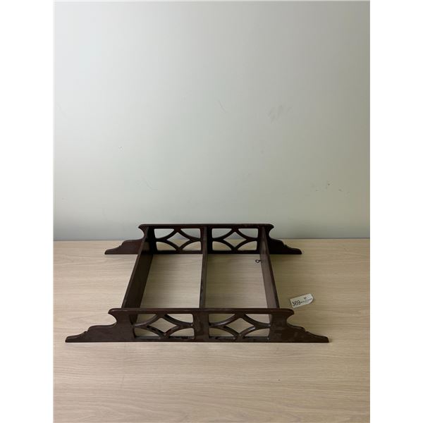 Wooden Wall Shelf 13w 28h Beck Auctions Inc