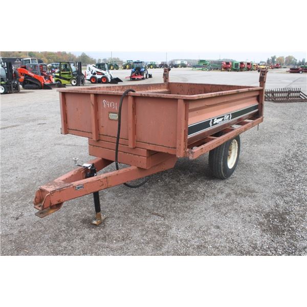 Weber Lane single axle dump wagon