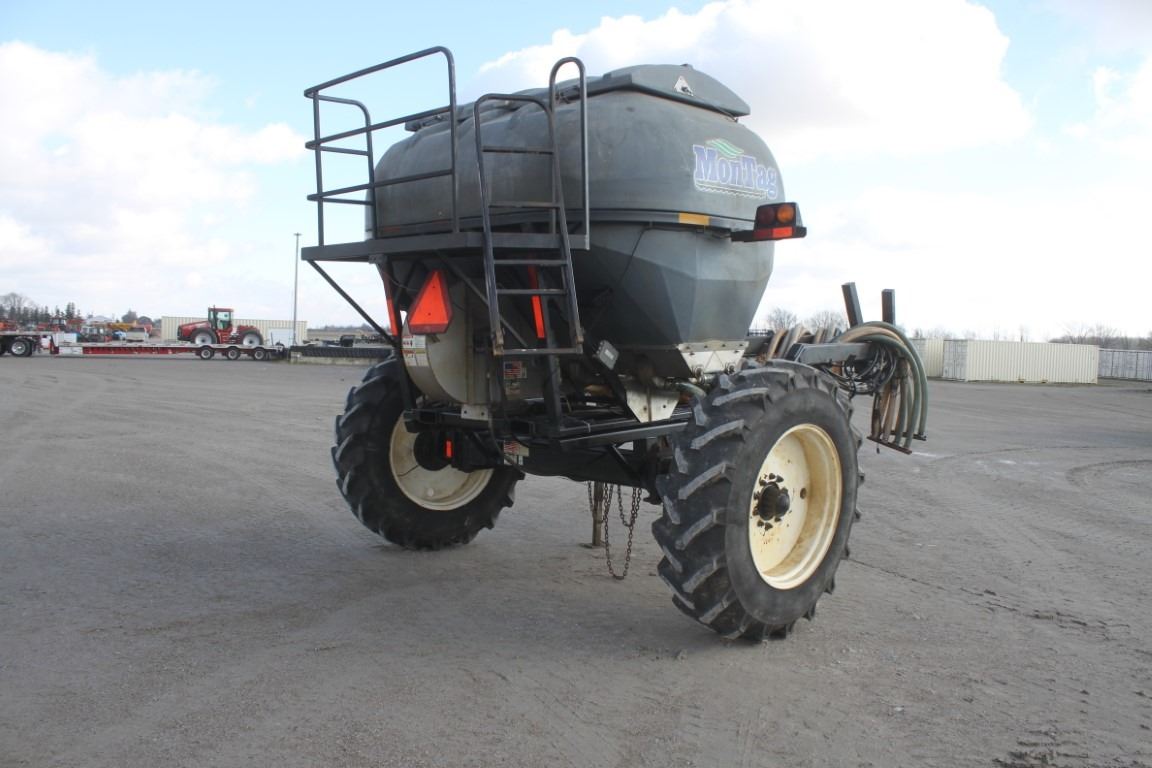 Montag 6 ton fertilizer air cart, 16 row hi flow metering units ...