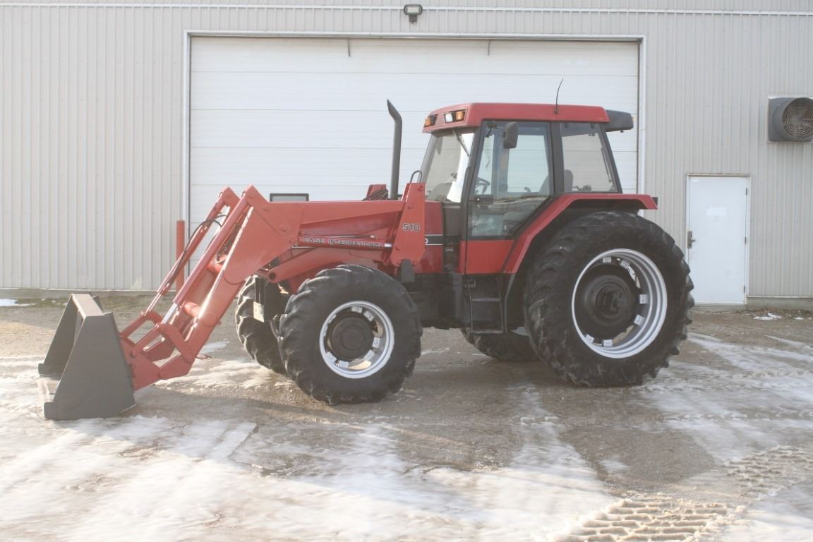 Case/Int 5130 4wd tractor, cab, air, 18.4-38, 2 remotes, 510 loader ...