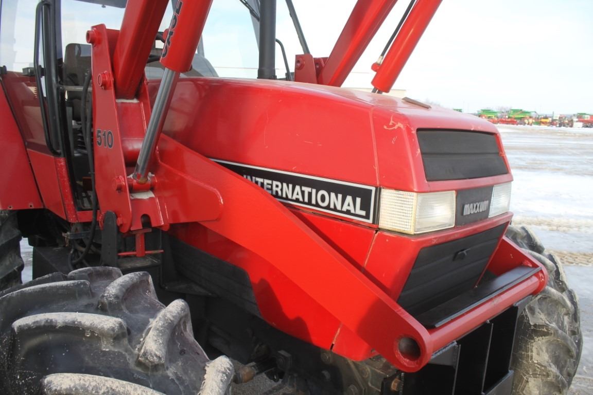 Case/Int 5130 4wd tractor, cab, air, 18.4-38, 2 remotes, 510 loader ...