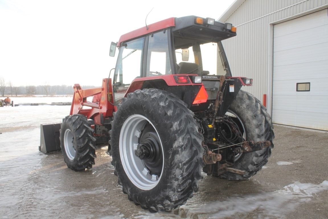Case/Int 5130 4wd tractor, cab, air, 18.4-38, 2 remotes, 510 loader ...
