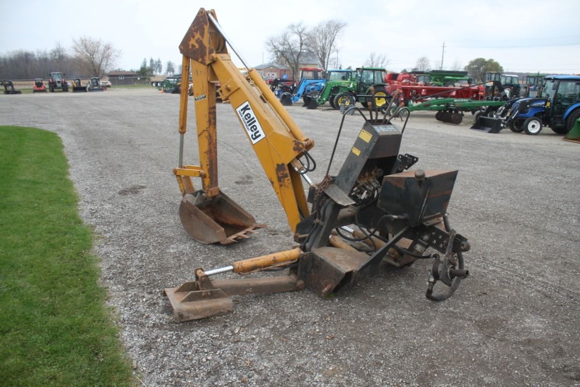 Kelly B60 3pth backhoe attachment, pto hydraulic drive, 18" bucket, one ...