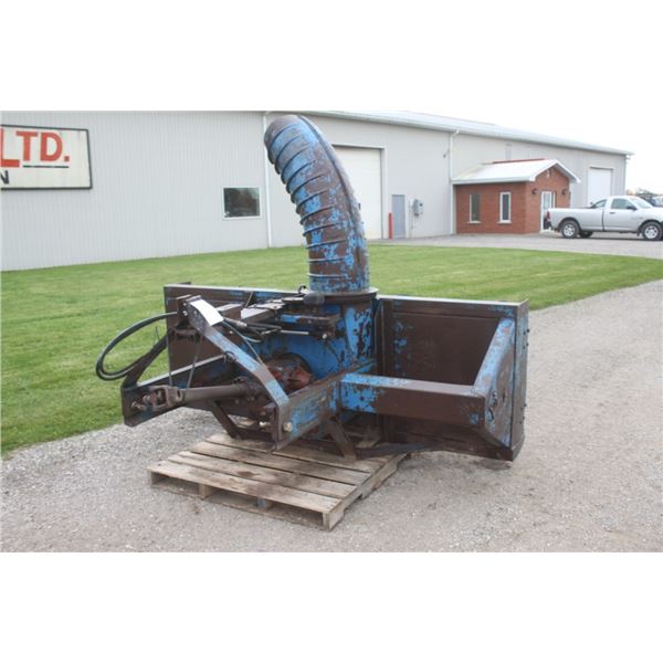 North American 8 1/2' double auger snowblower, hydraulic chute, 3pth ...