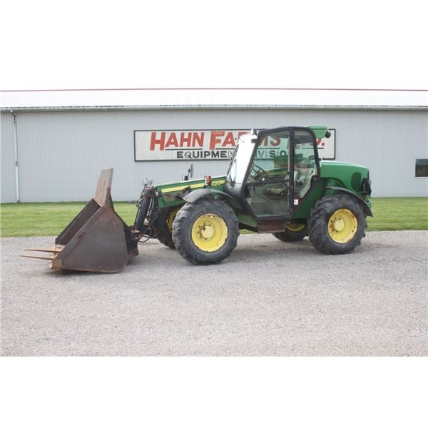 JD 3420 4wd telehandler, cab, air, aux hydraulics, hyd coupler, QT 8 ...