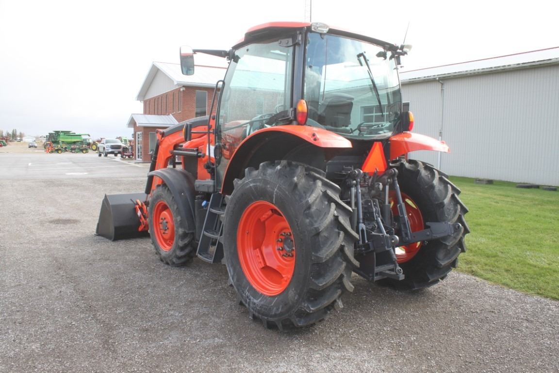 2016 Kubota M6-101 4wd tractor, cab, air, Kubota M47 SL loader