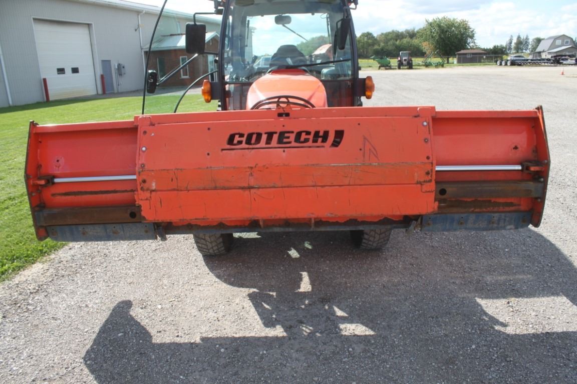 Kubota L6060 4wd tractor, cab, air, hydro, 2 remotes, Cotech hydraulic ...