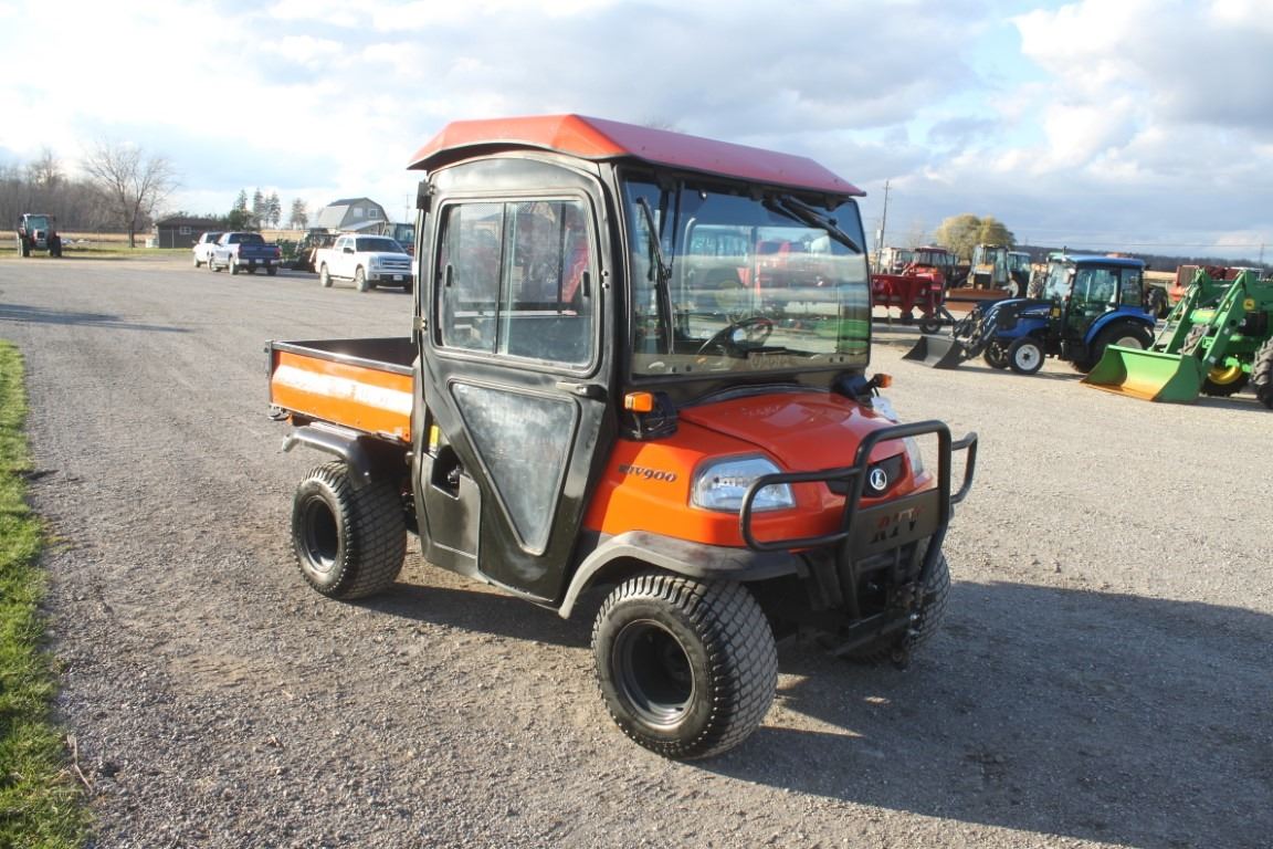 Kubota RTV900, 4wd diesel utility vehicle, cab, hyd dump, front winch ...