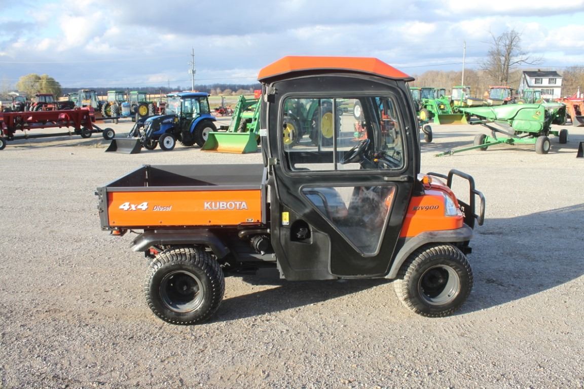 Kubota RTV900, 4wd diesel utility vehicle, cab, hyd dump, front winch ...
