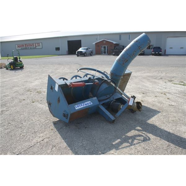 Lucknow D85H 8 1/2' double auger snowblower, hydraulic turn, 3pth
