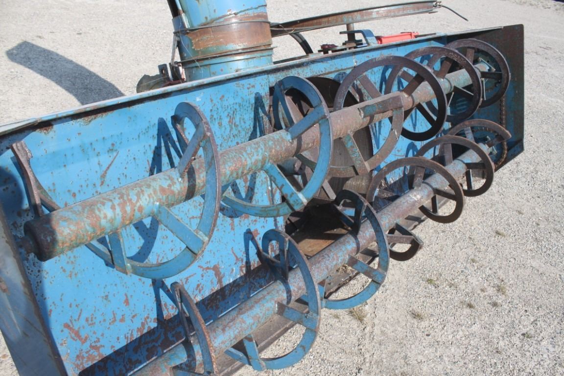 Lucknow D85H 8 1/2' double auger snowblower, hydraulic turn, 3pth