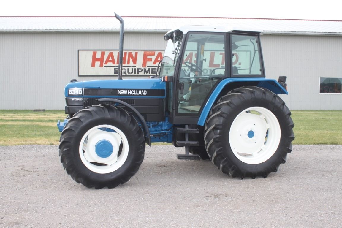 Ford 8340 SLE 4wd tractor, cab, air, powershift, 18.4x38, 2 remotes, 8 ...