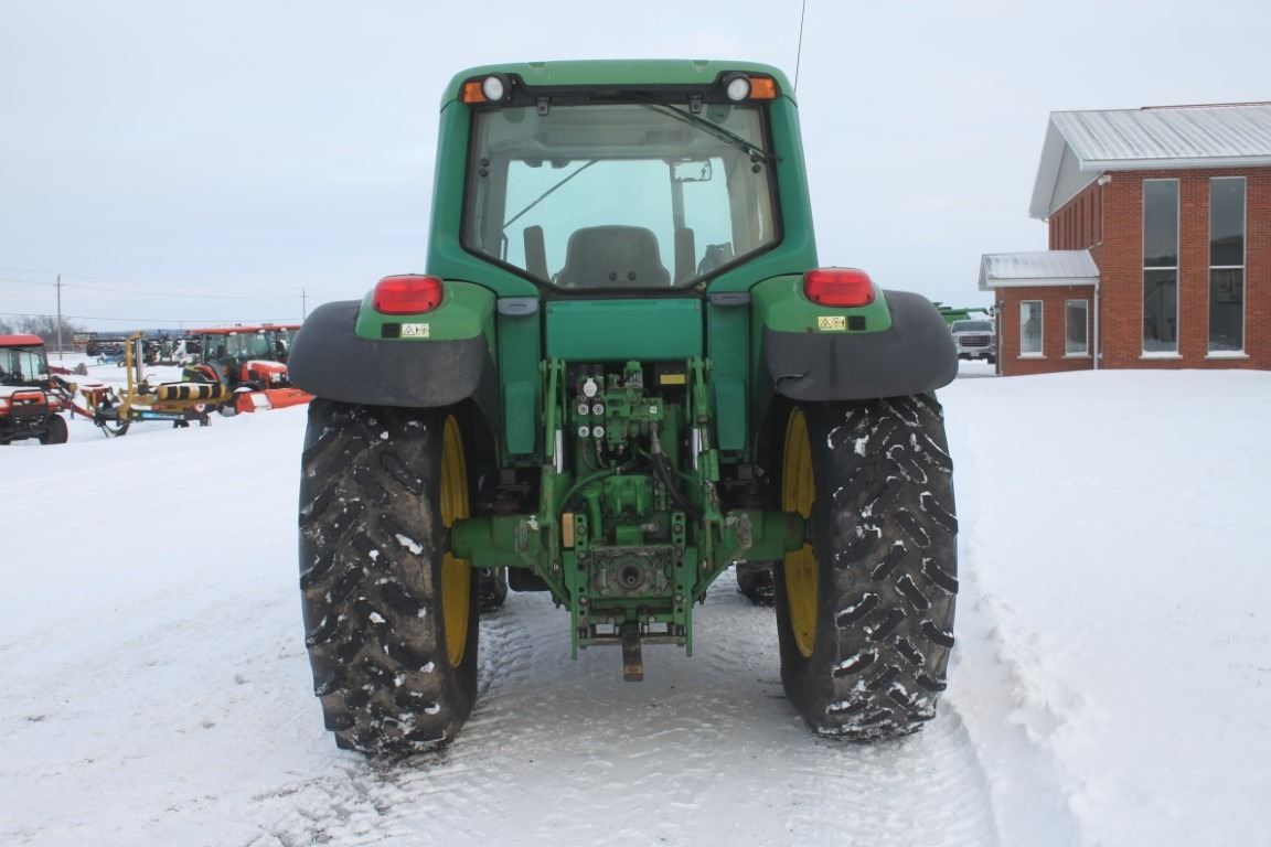 JD 6420 4wd tractor, cab, air, powerquad, JD 640 SL loader