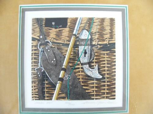 Signed & numbered print "Creel Art" by Ball (49)