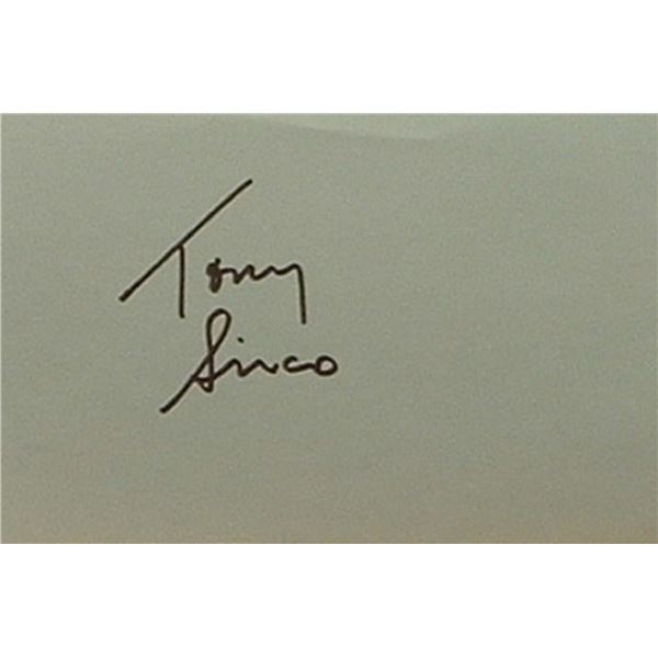 Tony Sirico signature slip