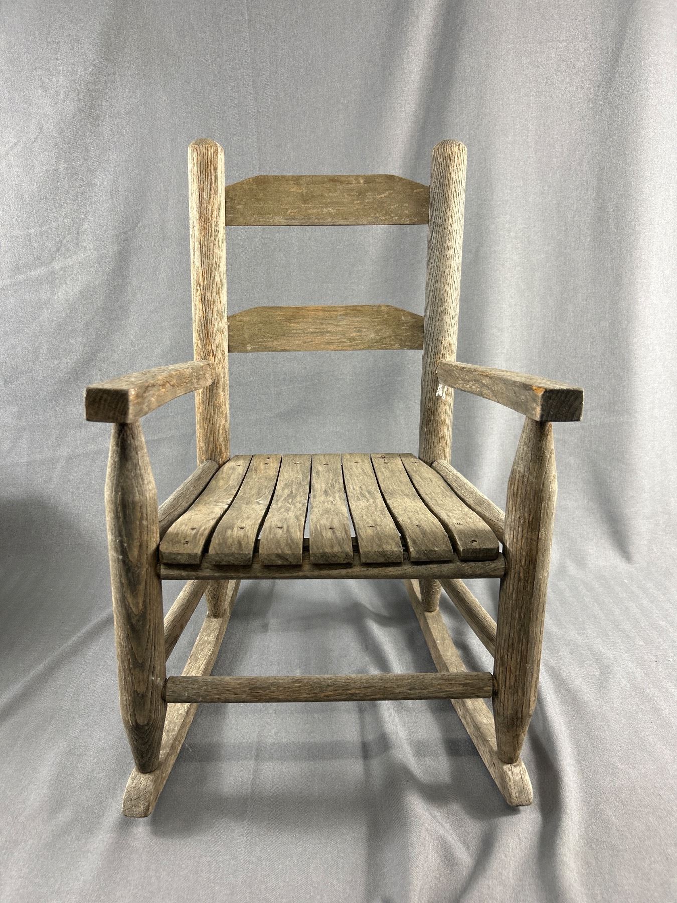 Vintage Well Weathered Small Decorative Rocking Chair. Approx. 23" H x ...