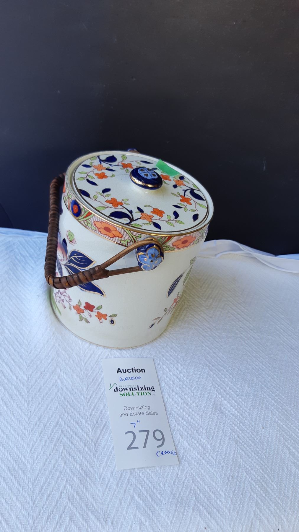 Burleigh Buscuit Barrel Cat A