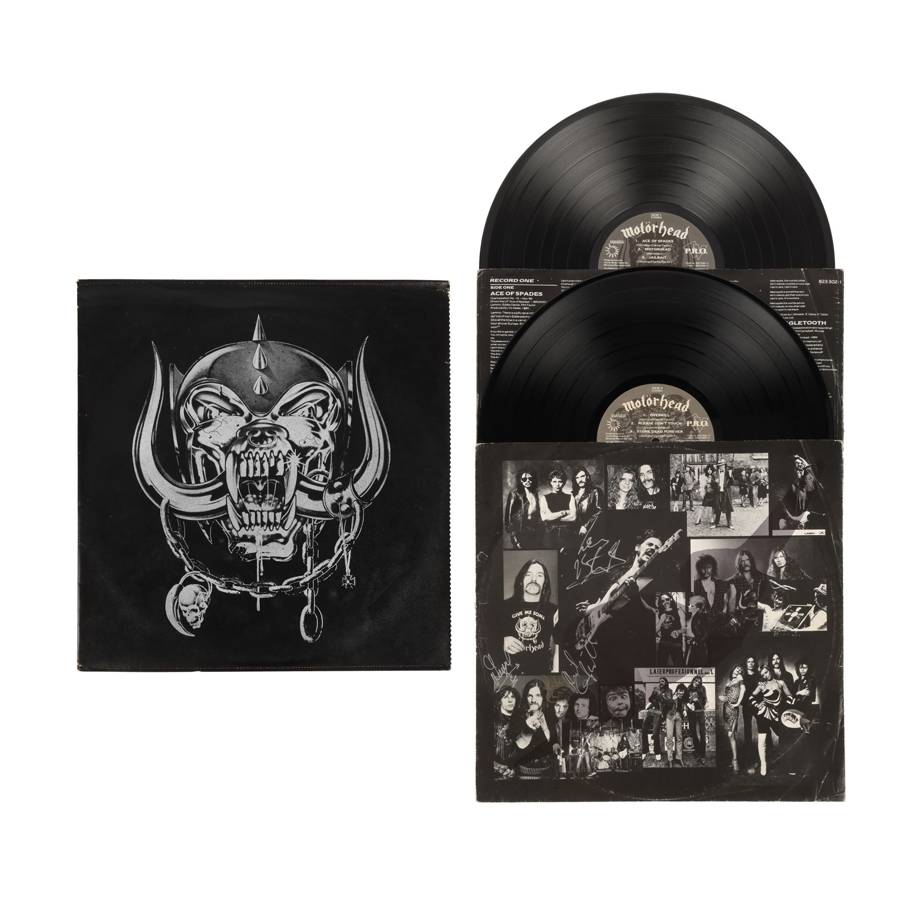 Lot #568: MOTORHEAD - Special Leather Edition No Remorse UK Double ...