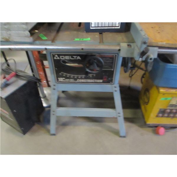 DELTA 10" TABLE SAW C/W STAND