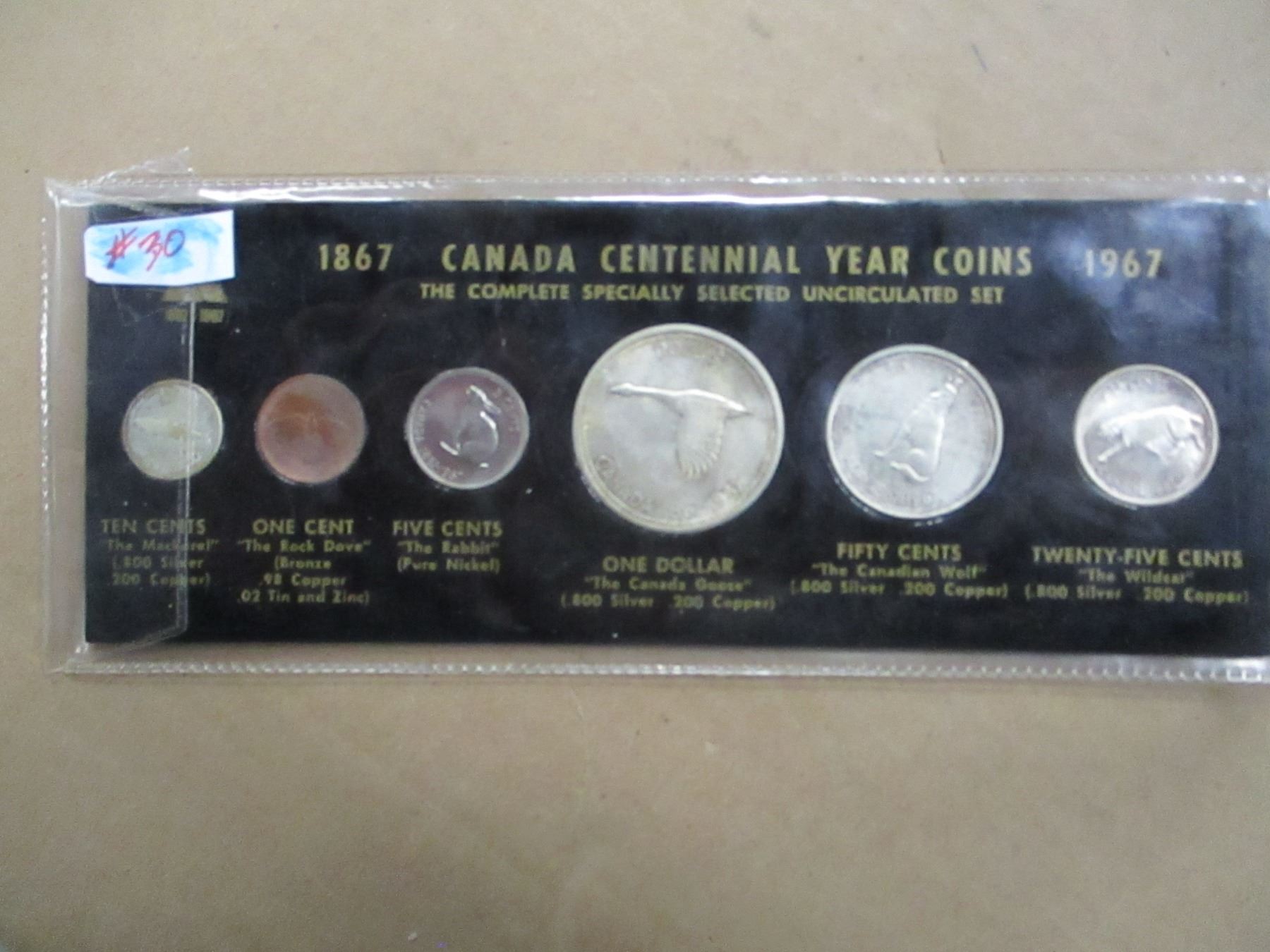 1967 CANADA CENTENNIAL COIN SET