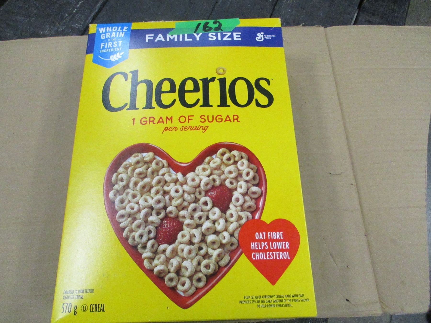 SHELF PULLS (AS IS): FAMILY SIZE CHEERIOS - BOX