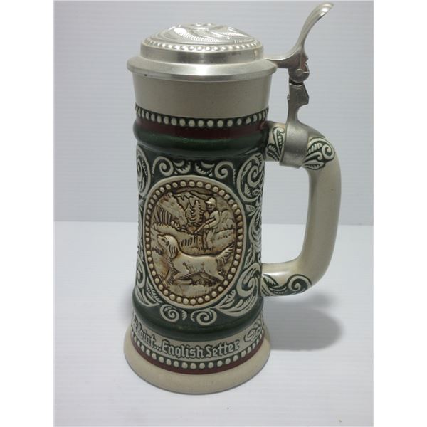 SEIZURE: HUNTER & DOG BEER STEIN (AVON #25458)