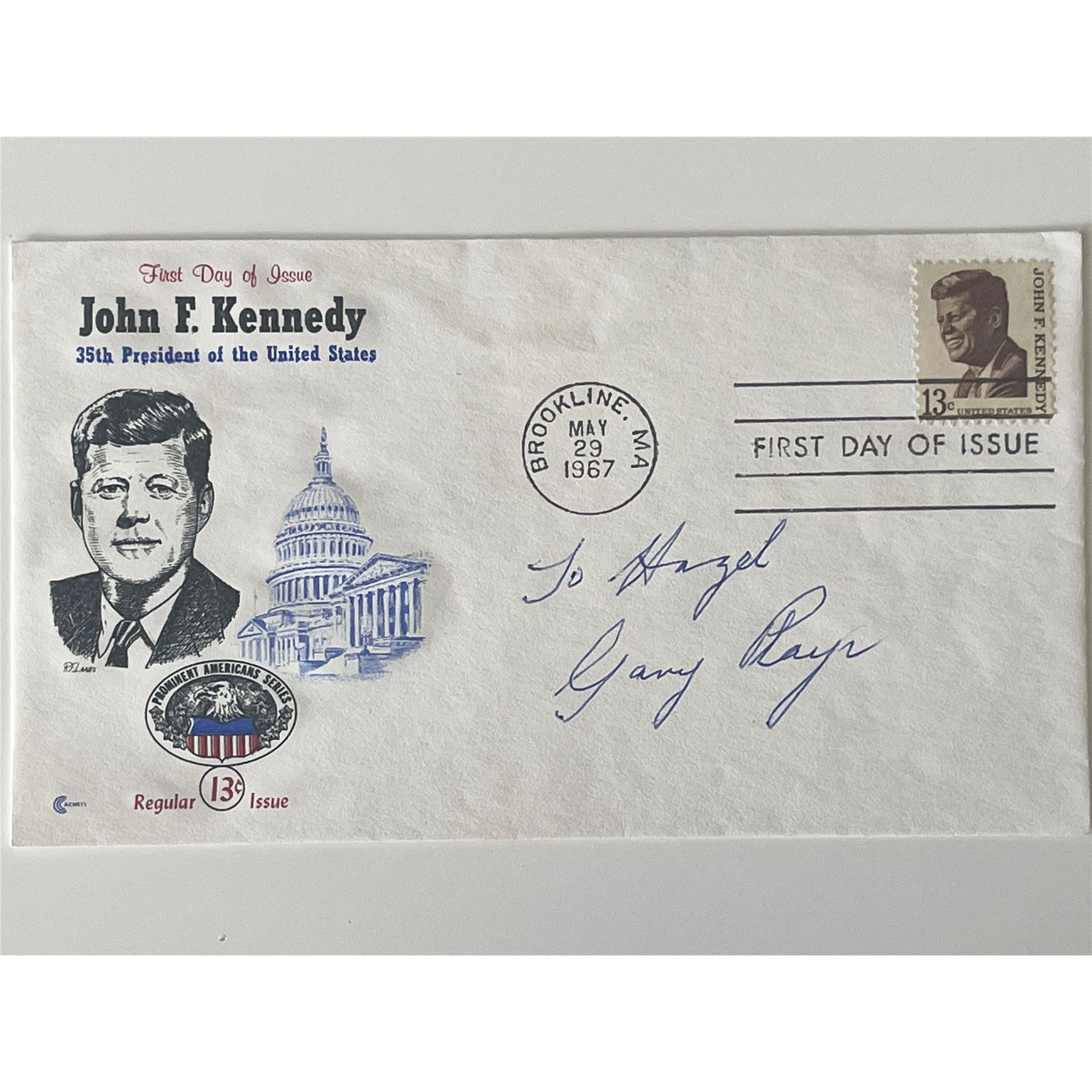 Golfer Gary Player signed cover