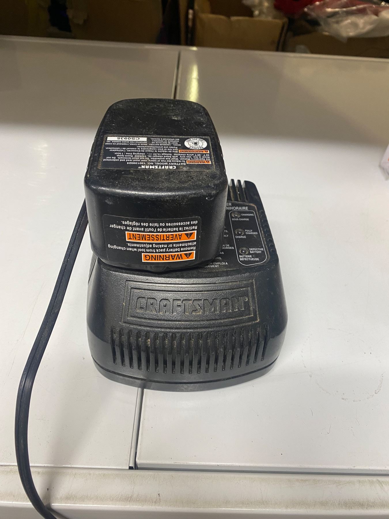 Craftsman charger and battery