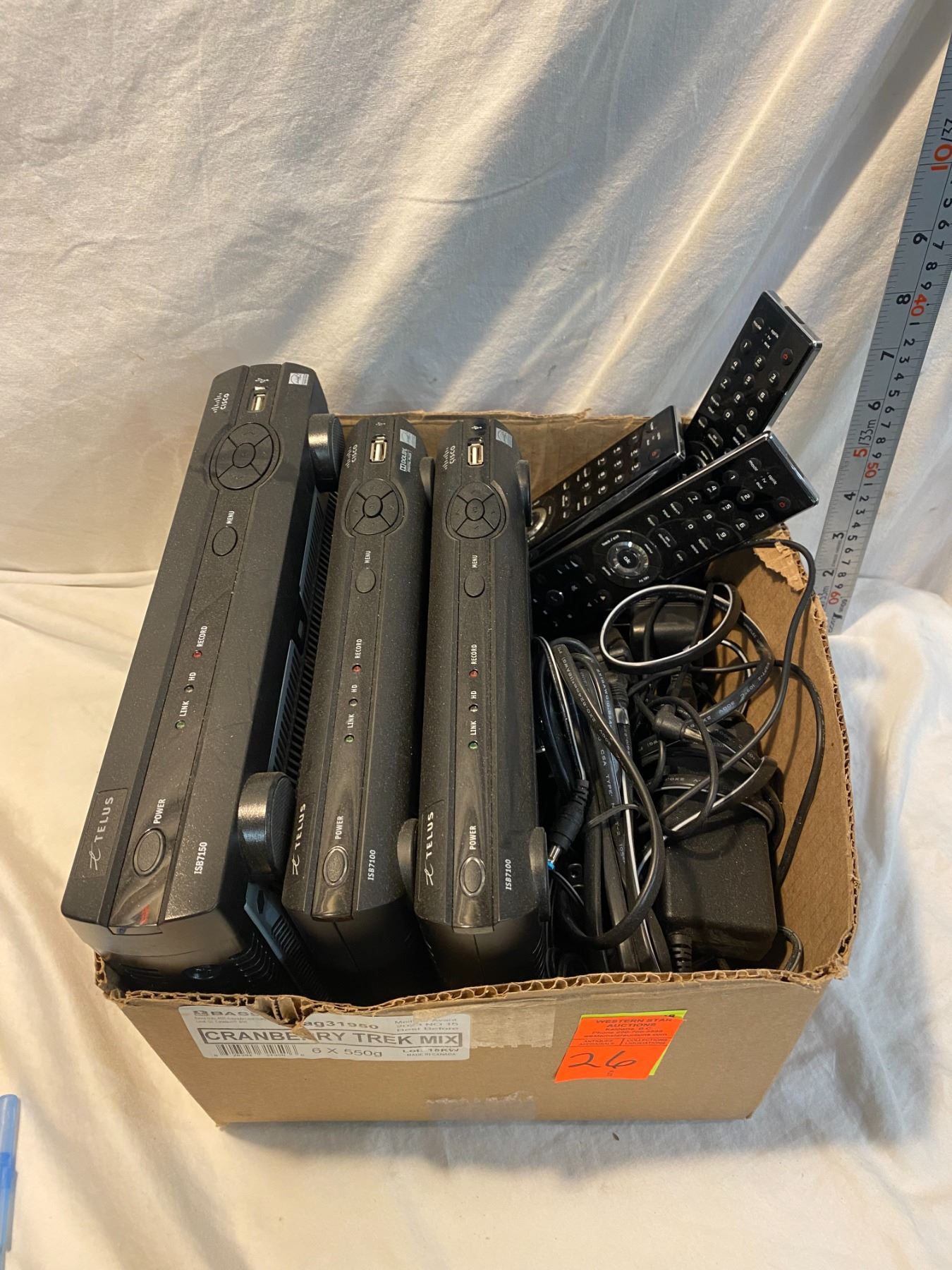 Telus boxes and remotes