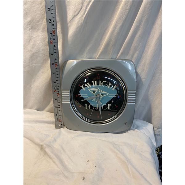 Twilight lounge clock