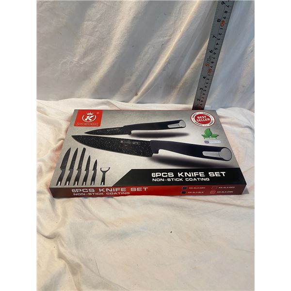 Kitchen king knife set orange