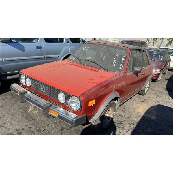 1980 VOLKSWAGEN RABBIT