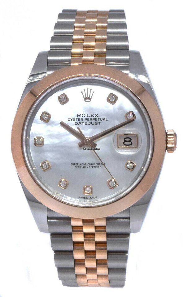 Rolex 41MM Datejust SS/RG Model # 126331