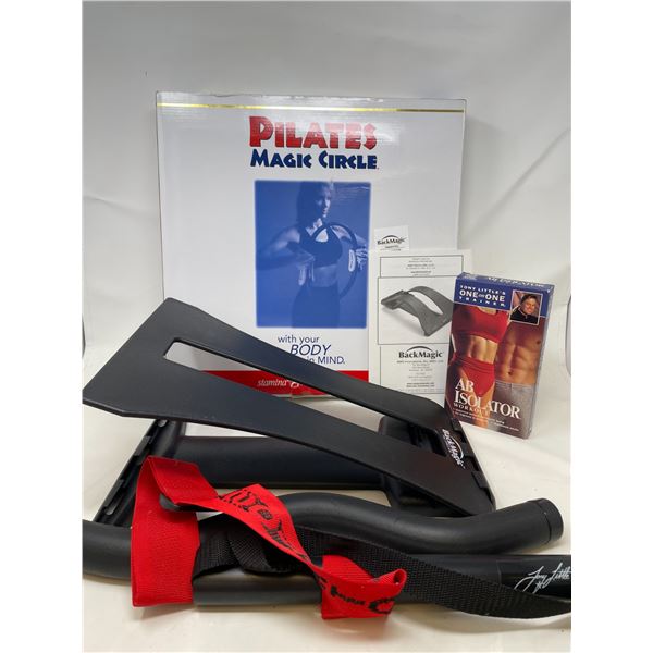 Pilates Magic Circle/Tony Littles Ab Isolator/Back Magic