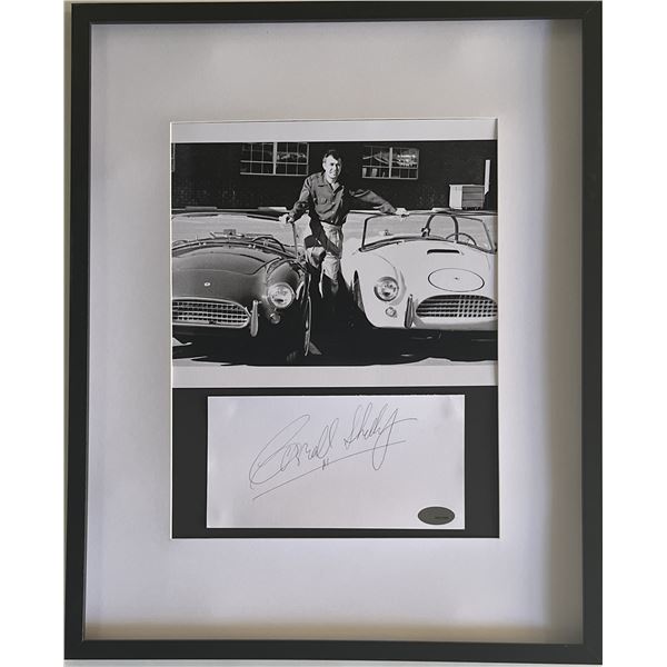 Carroll Shelby original signature collage
