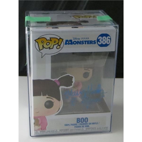 Disney Pixar Monster INC Funko Pop Boo Autographed By Mary Gibbs With ...