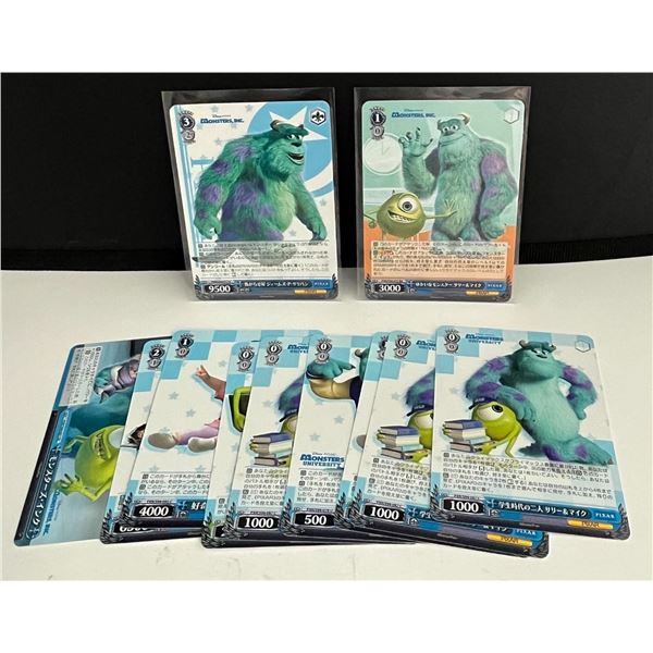 Lot of 11 Disney Monsters INC Collector Cards