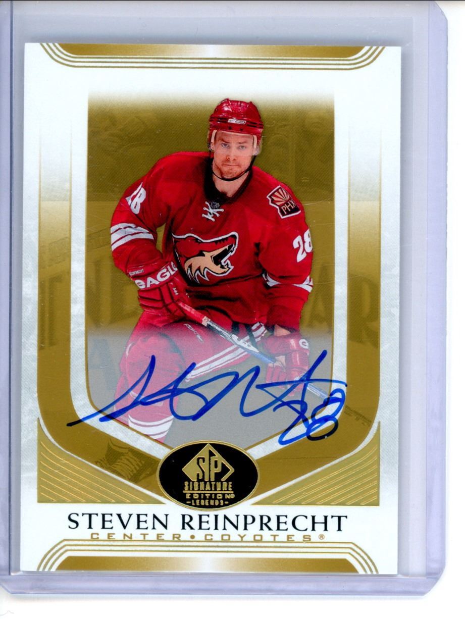 2020-21 SP Signature Legends Gold Spectrum #86 Steven Reinprecht Autograph