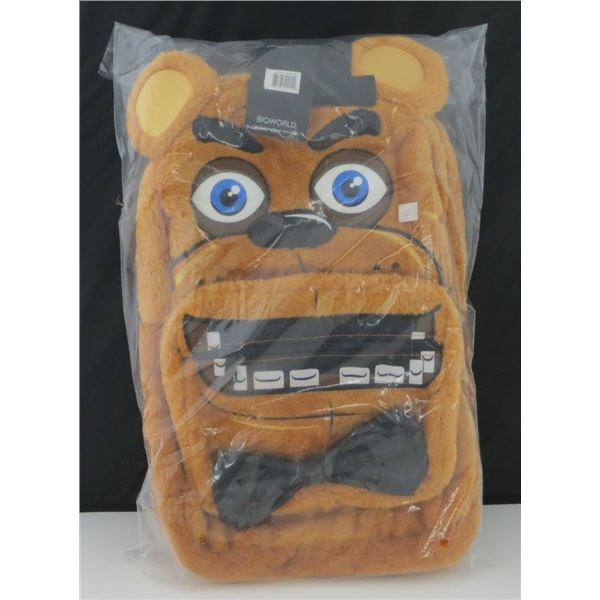 Five Nights at Freddy’s Freddy Fazbear Plush Backpack New