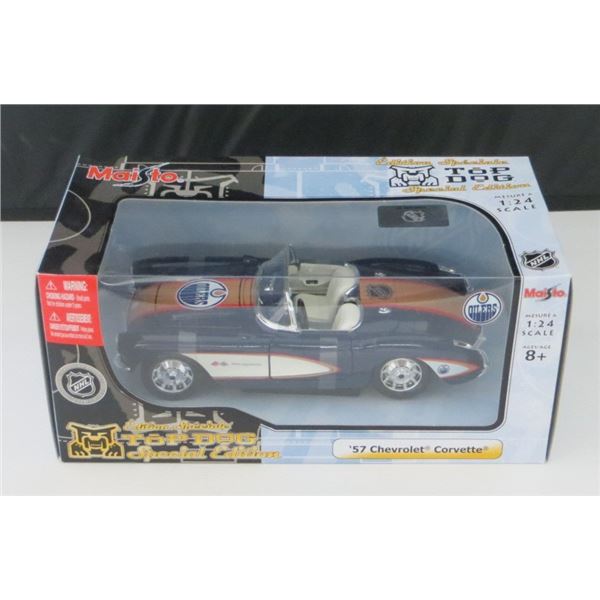 Edmonton Oilers Diecast 1:24 Scale 57 Corvette Car