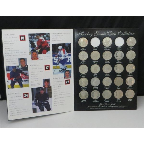 Hockey Greats Limited Edition Coin Set With Booklet