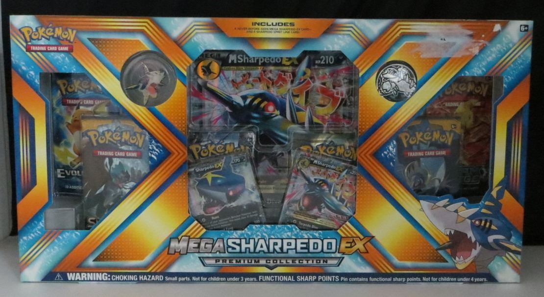 Pokemon Mega Sharpedo EX Premium Collection Box New Factory Sealed