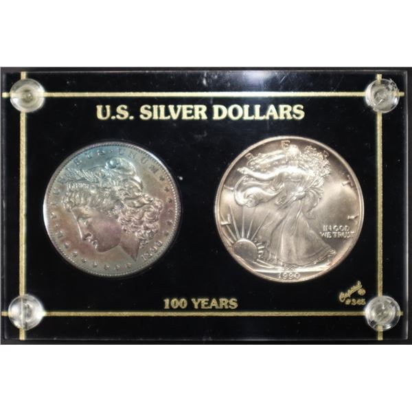 100 YEARS US SILVER DOLLARS SET