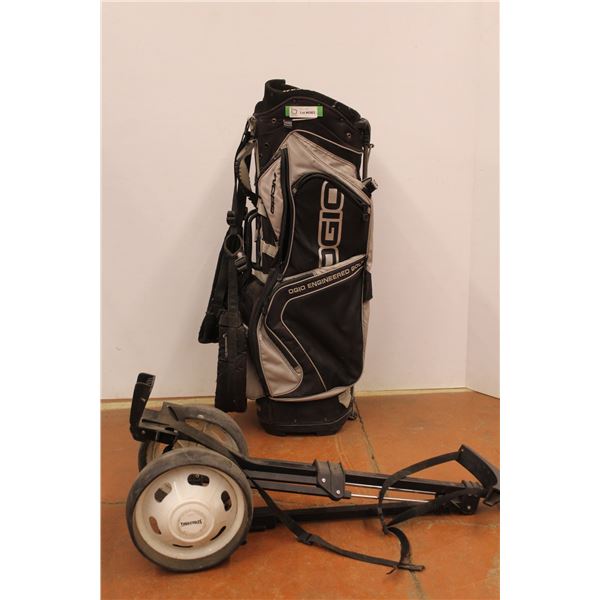 Golf Bag And Cart Bodnarus Auctioneering