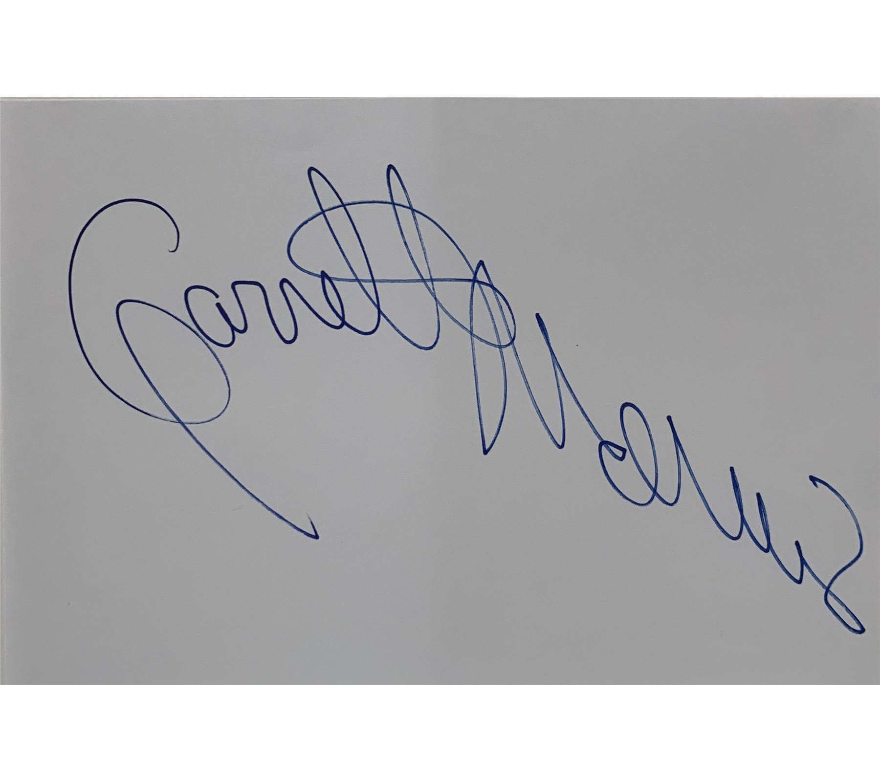 Saturday Night Lives Ladies Man Garrett Morris original signature cut