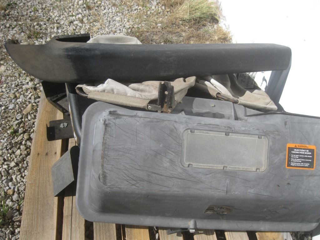 Riding lawn mower rear bagger ( john deere)