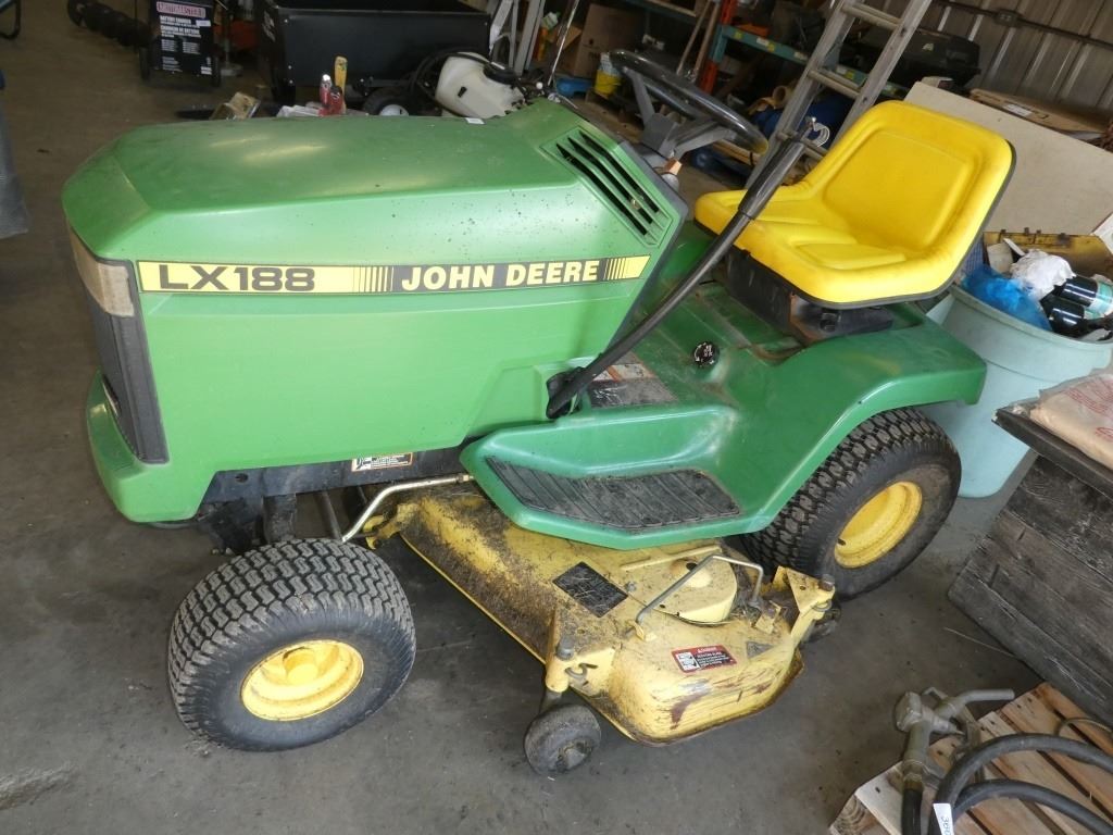 John Deere LX188 riding lawn mower
